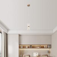China Modern Living Room Led Mounted Lamp Bright Transparent Bedroom Bedside Decoration Acrylic Pendant Light for sale