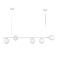 China White Lampshade Nordic Molecular Lamp Magic Bean Glass Living Room Chandelier Personality Creative Dining Room Post-modern Simple Bedroom Light Luxury Lights for sale