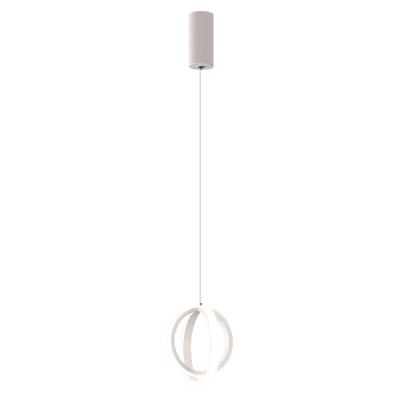 China Modern LED Hanging Light Round Pendant Chandelier Light Indoor Industrial Metal Round for sale