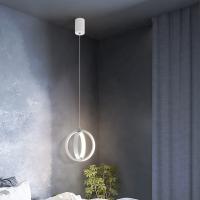 China Modern LED Hanging Light Round Pendant Chandelier Light Indoor Industrial Metal Round for sale