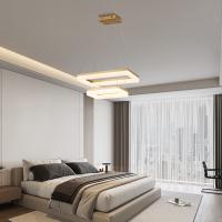 China Acrylic Modern Simple Rectangular Nordic Lighting Hanging Lighting In Lobby Restaurant Bar for sale