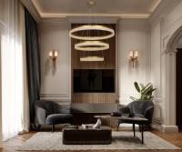 China Energy Saving Living Room Bedroom Acrylic Ceiling Chandelier 84w Led Ring Pendant Lamp for sale