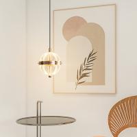 China Compass Entrance Hall Small Pendant Lamp Creative Personality Art Atmosphere High-end Decoration Headboard Hanging Line Lamp for sale