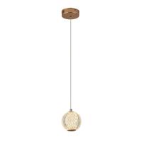 China Acrylic Bedside Senior Sense Light Luxury Classic Cafe Restaurant Bar Round Glass LED Chandelier for sale