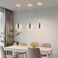 China Circular Acrylic Modern LED Chandelier Creative Interior Home Attic Bedroom Bedside Study Staircase Interior Decoration for sale
