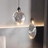 China Light Luxury Modern Bedroom Bedside Lamp Living Room Creative High Grade Sense Crystal Pendant Light Simple Restaurant Bar Small Chandelier for sale
