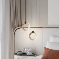 China Minimalist Circled Pendant Residence Decorative Simple Modern Lamps Hotel Restaurant Dinning Bedside Cafe Bar Chandelier Light for sale