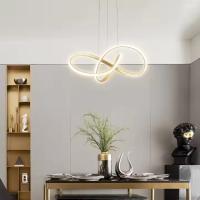 China Retro lighting deluxe room bedroom aluminum chandelier Home decoration acrylic material LED ceiling light for sale
