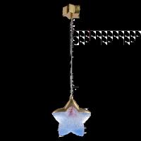 China Antique Glass Star Moon Starry Sky Pendant Lamp Bedroom Bedside Lamp Staircase Restaurant Bar Counter Villa Hotel Duplex Floor for sale