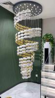 China Dragon egg chandelier Art Golden Egg Chandelier Hotel Villa Ballroom Lobby Mall atrium Sandbox staircase loft for sale