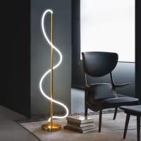 China Postmodern Design Bedroom Living Room Vertical Exhibition Hall Studio Art Floor Lamp Custom Floor Lamp for sale