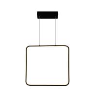 China Modern Minimalist square Chandelier Frame LED Aluminum Pendant Lights for sale