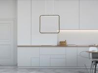 China Modern Minimalist square Chandelier Frame LED Aluminum Pendant Lights for sale