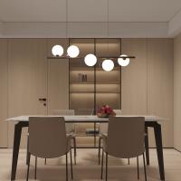 China Home Decor Dining Room Modern Pendant Lights Glass Hanging Lamps Home Bedroom Art Design Glass Ball Nordic Pendant Light for sale