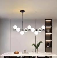 China Home Decor Dining Room Modern Pendant Lights Glass Hanging Lamps Home Bedroom Art Design Glass Ball Nordic Pendant Light for sale
