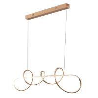 China Special Smart Restaurant Nordic Simple Modern Light Luxury Strip Lamp Word Cream Wind Led Bar Chandelier for sale