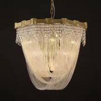 China Modern Project Hotel Metal Tassels Chandelier Stair Ceiling Lights Decoration Home Staircase Chandeliers Pendant Lights for sale