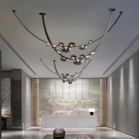 China Postmodern Leather Pendant Lamp For Hotel Lobby And Villa Decoration AC 85-265V Input Voltage 4 KG Product Weight for sale