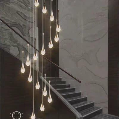 China Internet Celebrity Small Waist Chandelier Elegant Lighting for Penthouse Living Room for sale