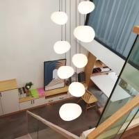 China Modern Loft Duplex Apartment Villa High Ceiling Chandelier for Home Bedroom Living Room Hotel PE Roto-molding for sale