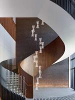 China Modern Duplex Staircase Chandelier For Custom LOFT Apartment And Hotel Lobby Lighting for sale