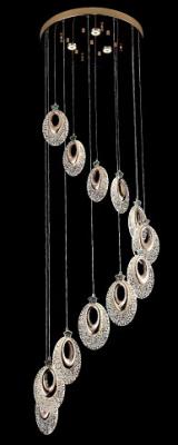 China Customized Ultra Long Duplex Home Chandelier Light With AC 165-265V Input Voltage And 50000 Hours Lifespan for sale