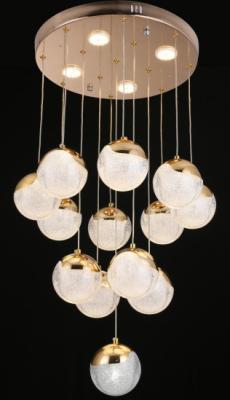 China Duplex Loft Apartment Chandelier With Nordic Simple Ball Design And High Living Room for sale