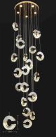China Modern Loft Chandelier Design C-type Acrylic Chandelier For Minimalist Ceiling Chandelier In Living Room Staircase Lighting for sale