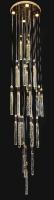 China Simple Stairwell Long Crystal Column Chandelier High Ceiling Attic Residential Ceiling Staircase Branch Chandelier Lighting LED Chandelier for sale