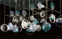 China Custom Acrylic Glass Cross Matrix Villas Decorated Hall Atrium Club End Lighting Lamps And Lanterns With Other Control Mode for sale