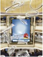 China Control Mode Remote Control LED Chandelier For Villa Staircase And Club KTV for sale
