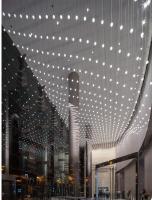 China Custom Project Large Indoor Decoration Villa Commercial Mall Hall Hotel Acrylic Led Chandelier for sale