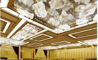 China Hand Woven Crystal Cloud Chandelier Custom Crystal Ribbon Lamp Art Deco High Ceiling Chandeliers for sale