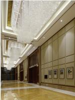 China Decorative Light Ballroom Shopping Center Lighting Hotel Lobby Large Chandelier Luxury Ceiling Crystal Light for sale