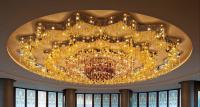 China Home Luster Round Gold Lamp Kitchen Stair Hotel Large Living Room Ceiling Led Luxury Crystal Modern Pendant Lights Chandeliers for sale