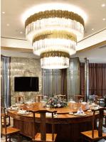 China Gold Copper Brass Customizable Large Foyer Chandeliers For Any Space Style for sale