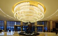 China Indoor Ceiling Chandelier Lamp Living Room Dining Room Modern Luxury Bronze Stainless Steel Glass Rod Led Pendant Light for sale