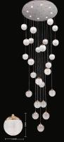 China Gold Dimmable Acrylic Pendant Light Cristal Hanging Lighting Fixtures Modern Restaurant Chandelier for sale