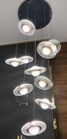 China Modern Nordic Light Fixtures Pop Metal Lamp Home Decoration Fancy Pendant Lamp Simplicity Restaurant Flying Saucer Chandelier for sale