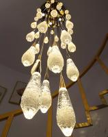 China Modern LED 36-Lights Chandelier High Ceiling Hanging Fixture for Entryway Staircase Foyer Hallway Dining Room for sale
