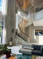 China Glass Villa Duplex Staircase Floor Lamp  Rectangle Long Rectangle for Installation Project for sale