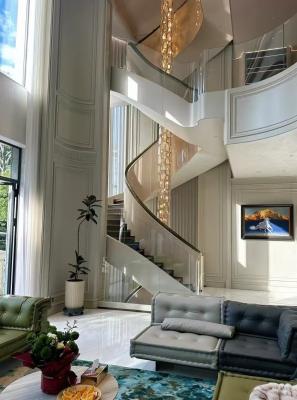 China Glass Villa Duplex Staircase Floor Lamp  Rectangle Long Rectangle for Installation Project for sale