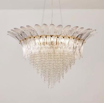 China French Style Light Luxury Retro Crystal Lamp , Main And Guest Halls , Large Chandelier for sale