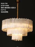 China Luxury Crystal  Glass Hanging Lamps Living Room Hotel Decorative Ceiling Lighting Pendant Chandelier for sale
