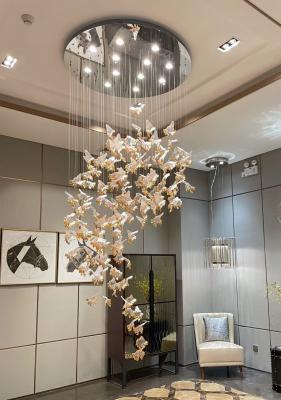 China Suitable for Villa Hotel Stone Pendant Lamp Sales Department Ballroom Decoration Custom Chandelier for sale