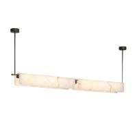 China ﻿ Copper Marble Lamp Bedroom Bedside Chandelier Modern New Chinese Simple Restaurant bar Long Barrel Designer Pendant Light for sale