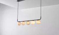 China Chandelier Making Supplies American Alabaster Hanging Lamps Chandelier Lighting for sale
