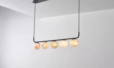 China Chandelier Making Supplies American Alabaster Hanging Lamps Chandelier Lighting for sale