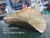 China Home Decor Modern Copper Lotus Leaf Chandelier Luxury Designer Art Light for Restaurant Clothing Store Pendant Lights for sale