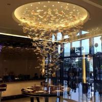 China ﻿ Customized Petal Hotel Lobby Sales Department Sand Table Hall Art Decoration Pendant Lamp for sale
